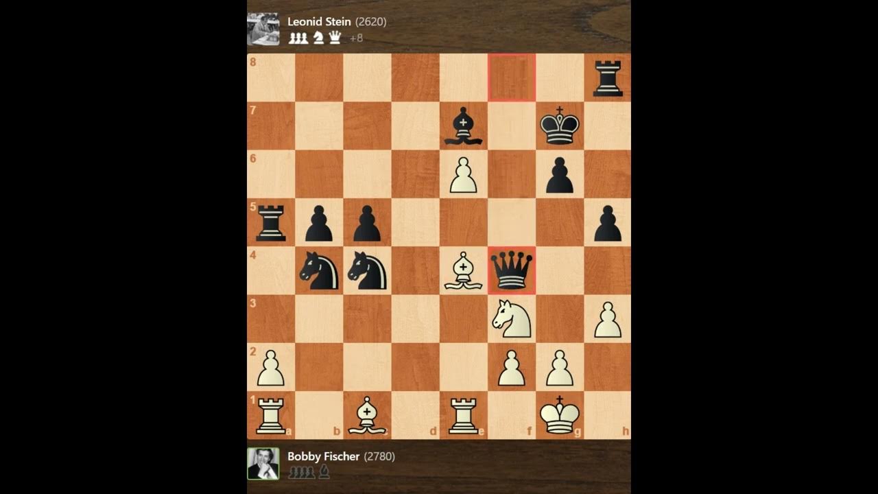 Bobby Fischer (2780) vs Leonid Stein (2620) | Tournament Sousse (Tunisia) | 1967 - YouTube
