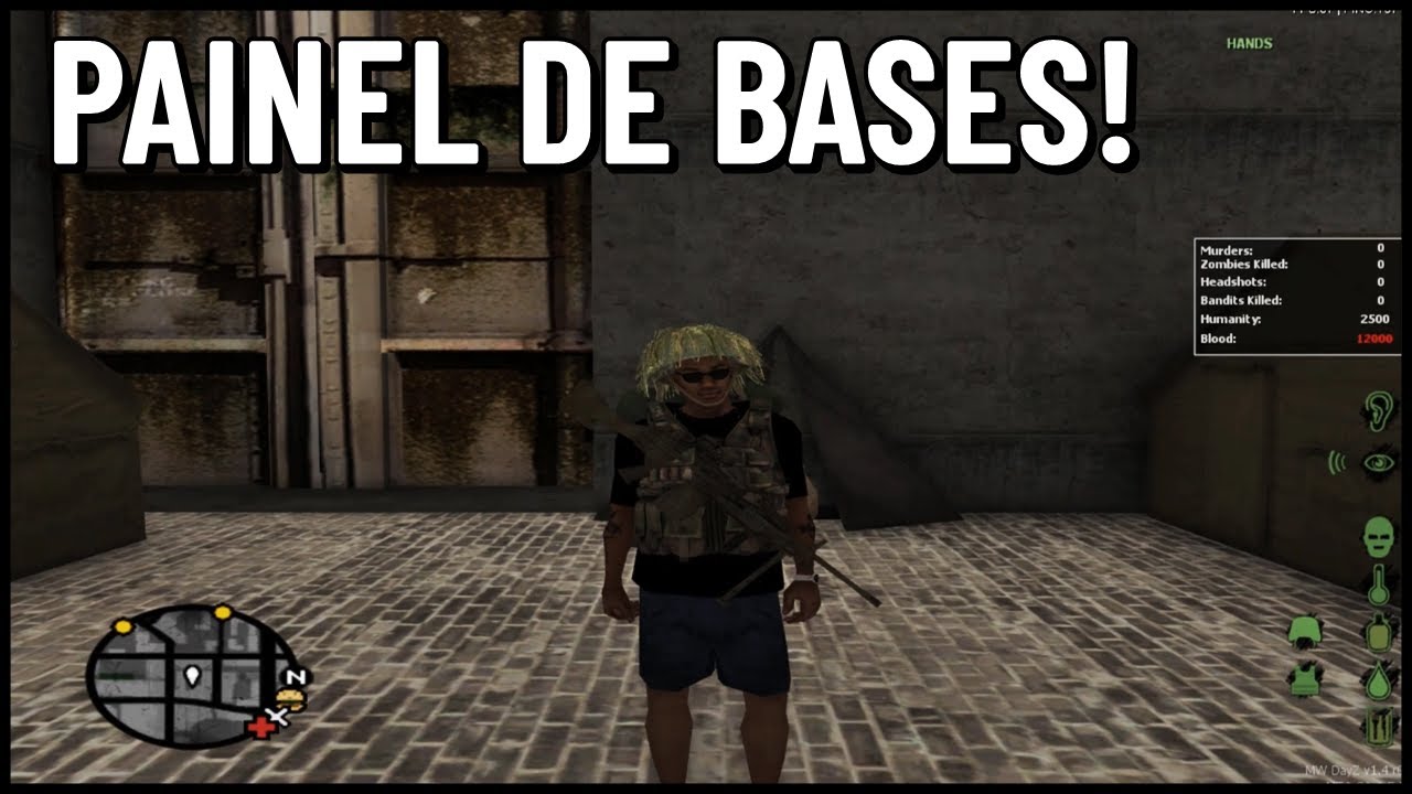 NOVO PAINEL DE BASES!! ATUALIZAÇÃO! MAD WORLD - MTA DAYZ - YouTube