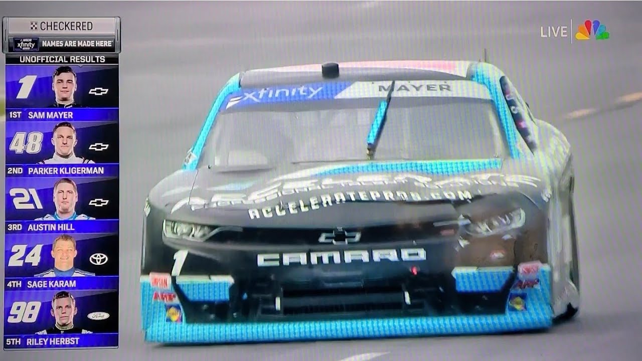 Sam Mayer Wins At Road America 2023 [Xfinity Series] - YouTube