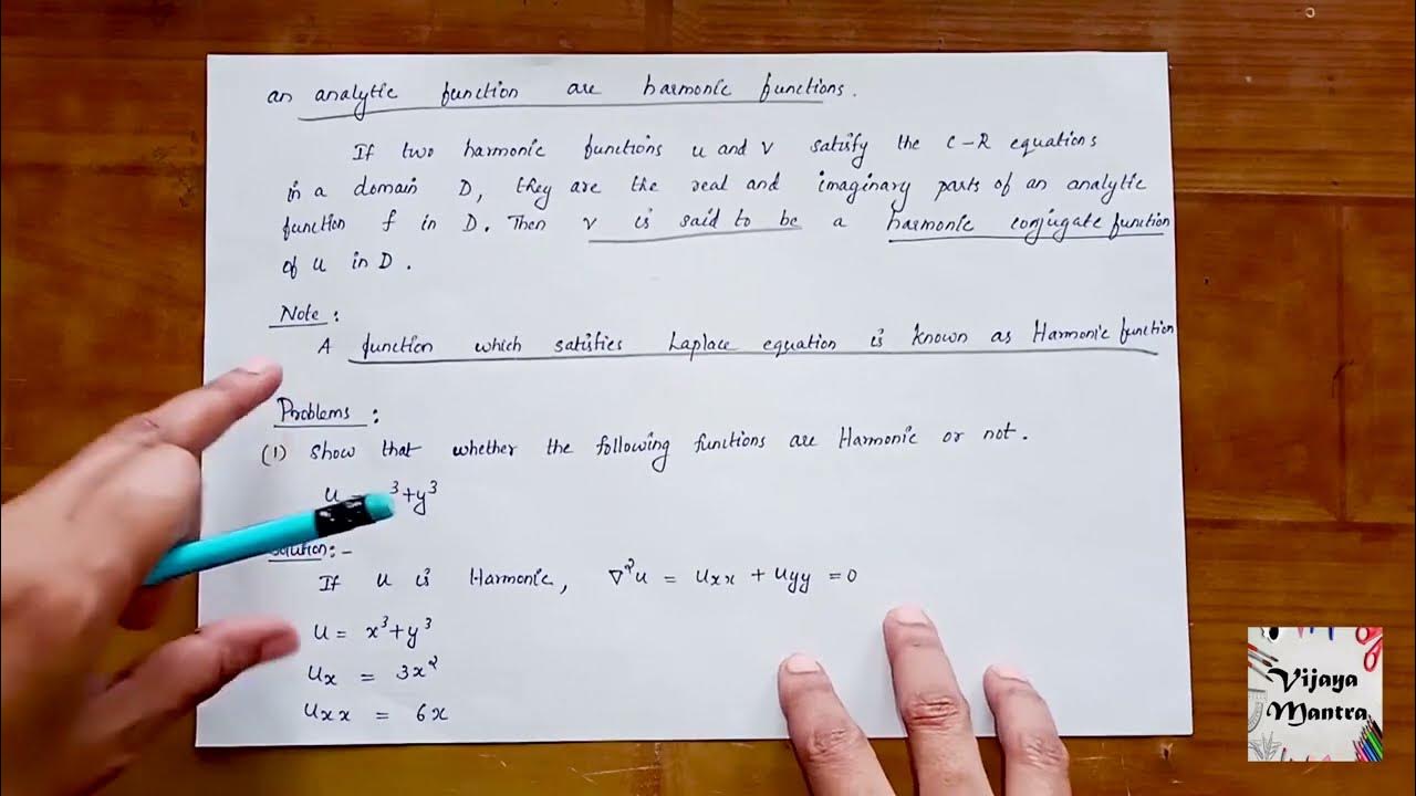 LaplaceEquations,Harmonic functions/ComplexVariablesDifferentiation/ MAT201/module3/BTechMaths ...