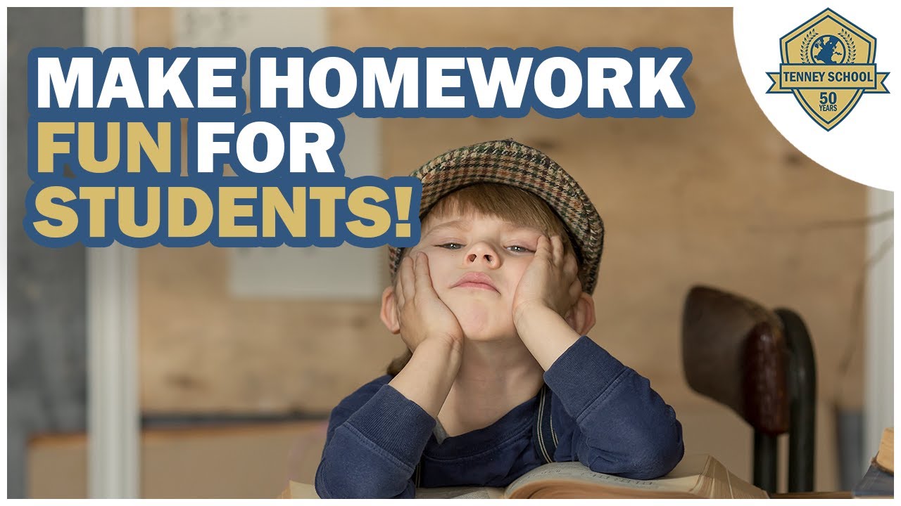 Ways to Make Homework Less BORING - YouTube