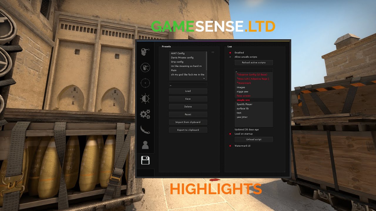 gamesense.ltd Highlights Ft. rize - YouTube