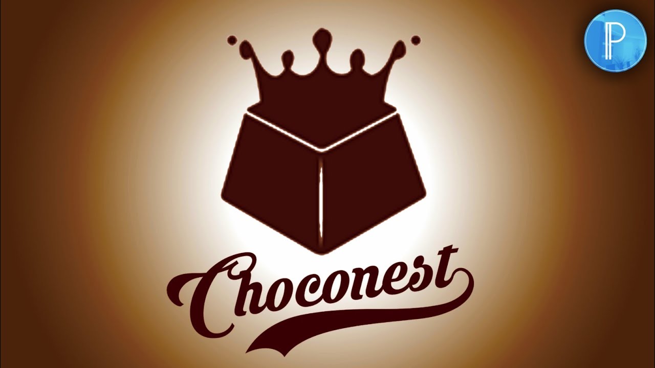 Chocolate company logo design in Android Mobile | Chocolate logo - YouTube