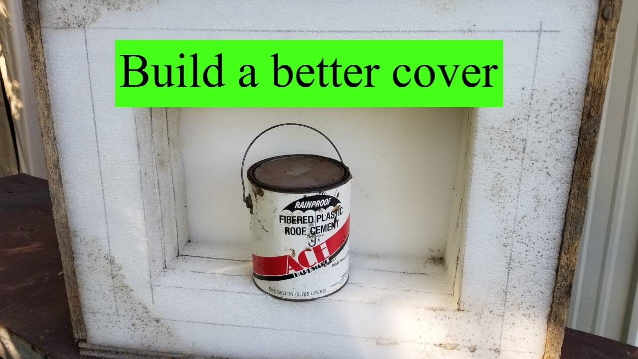 Sump Pump Discharge Cover - make it nice - YouTube