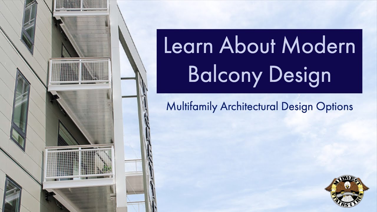 Modern Balcony Design with Prefabricated Aluminum Balconies - YouTube