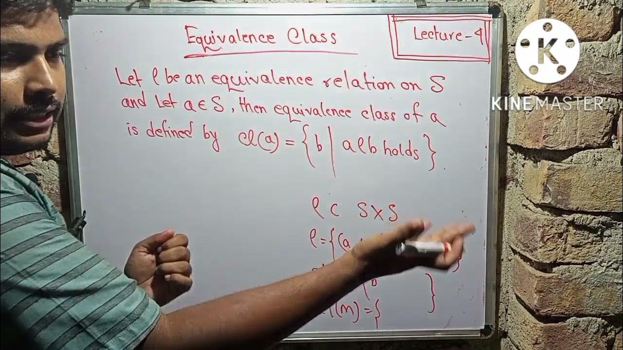 Lecture -4 , Partition , equivalence classes - YouTube