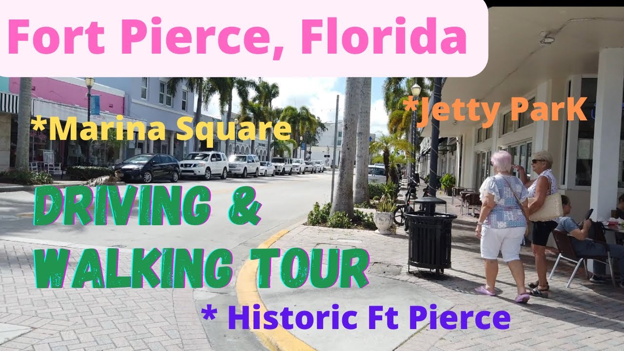 Driving & Walking Tour of Fort Pierce Jetty Park, Marina Square ...