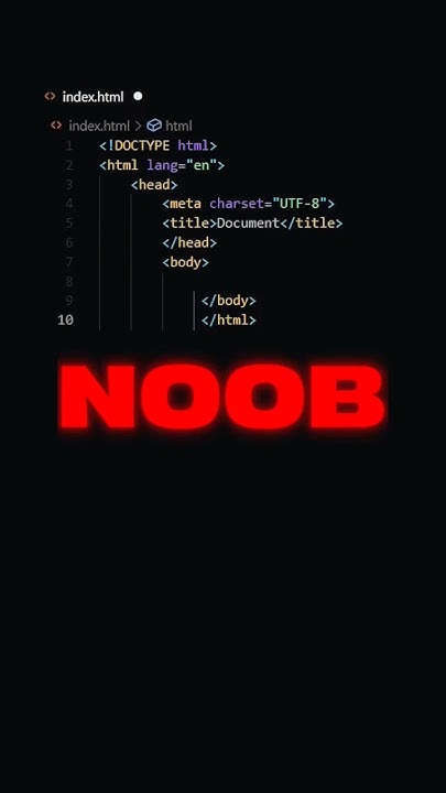 Vs Code Write Structure Of Html Noob Vs Procoder Programming Html Javascript Code Coding 