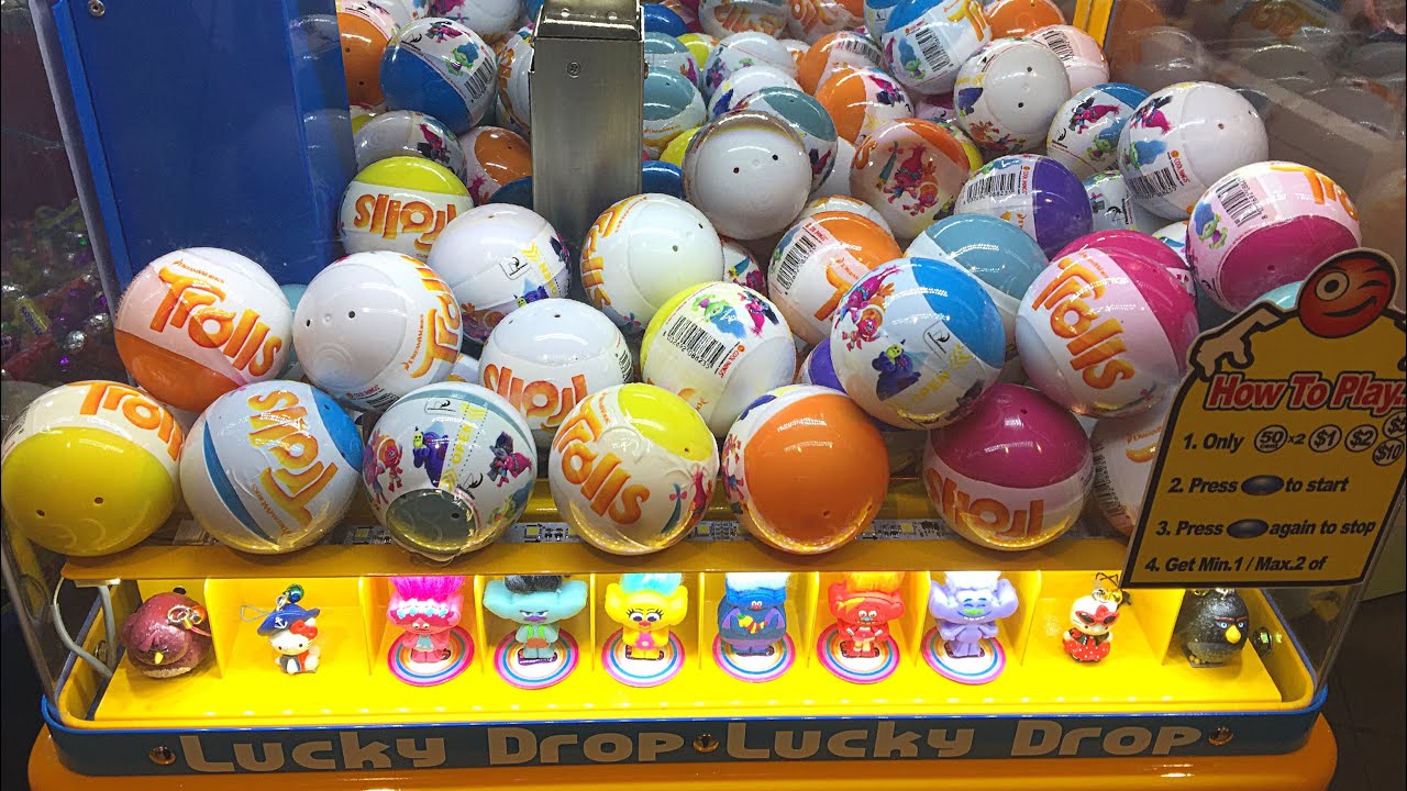 Lucky Drop Capsule Vending Machine - YouTube