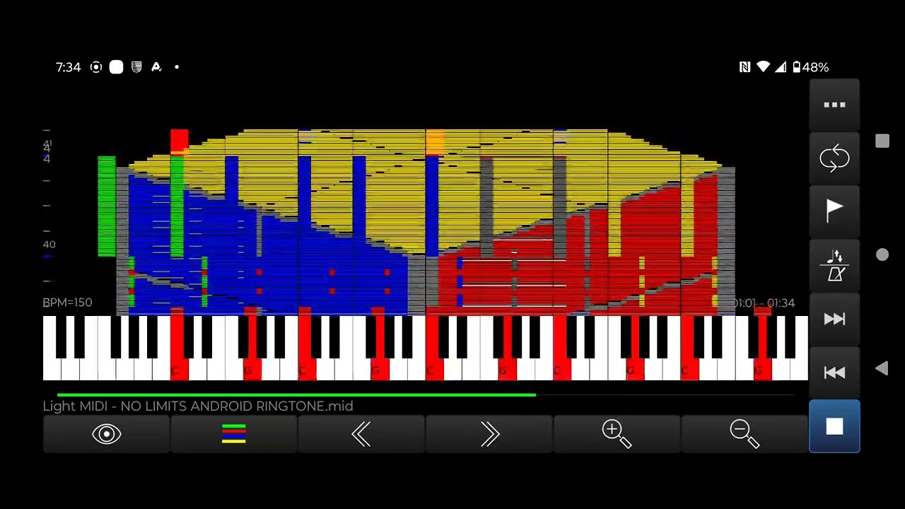 Light MIDI - NO LIMITS ANDROID RINGTONE - YouTube