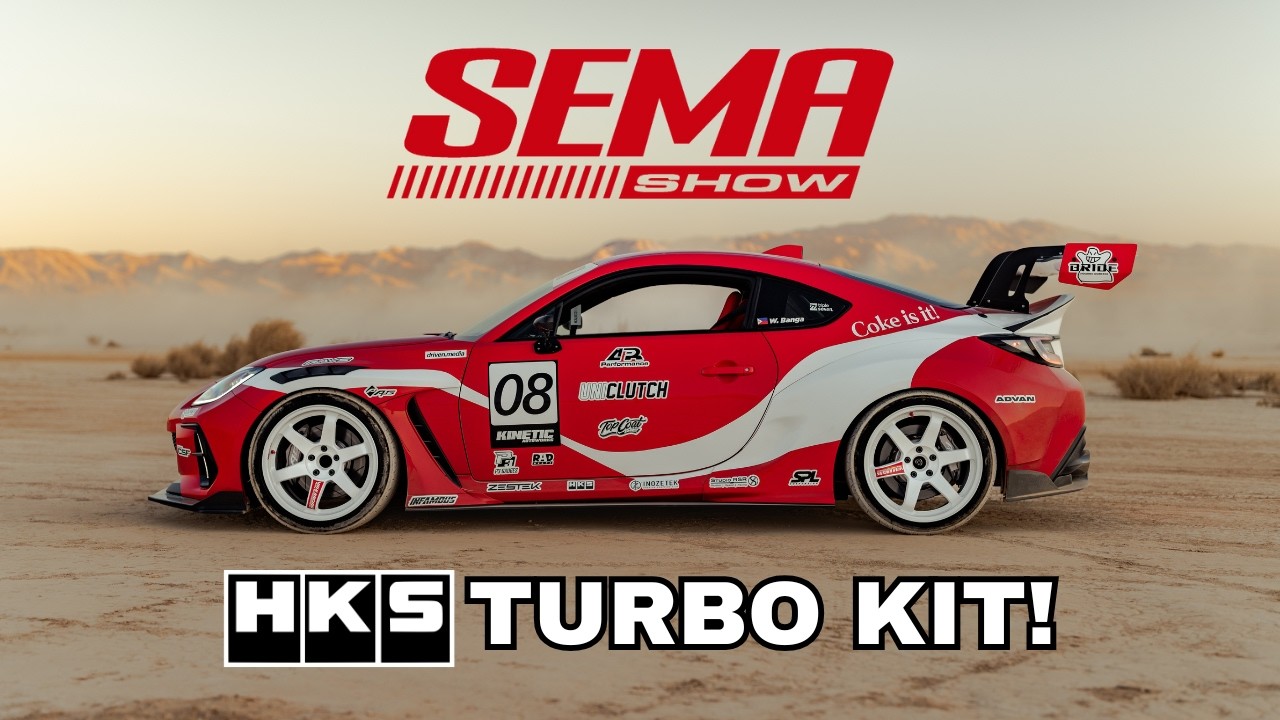 First Drive in the HKS Turbo GR86/BRZ at SEMA 2024! - YouTube