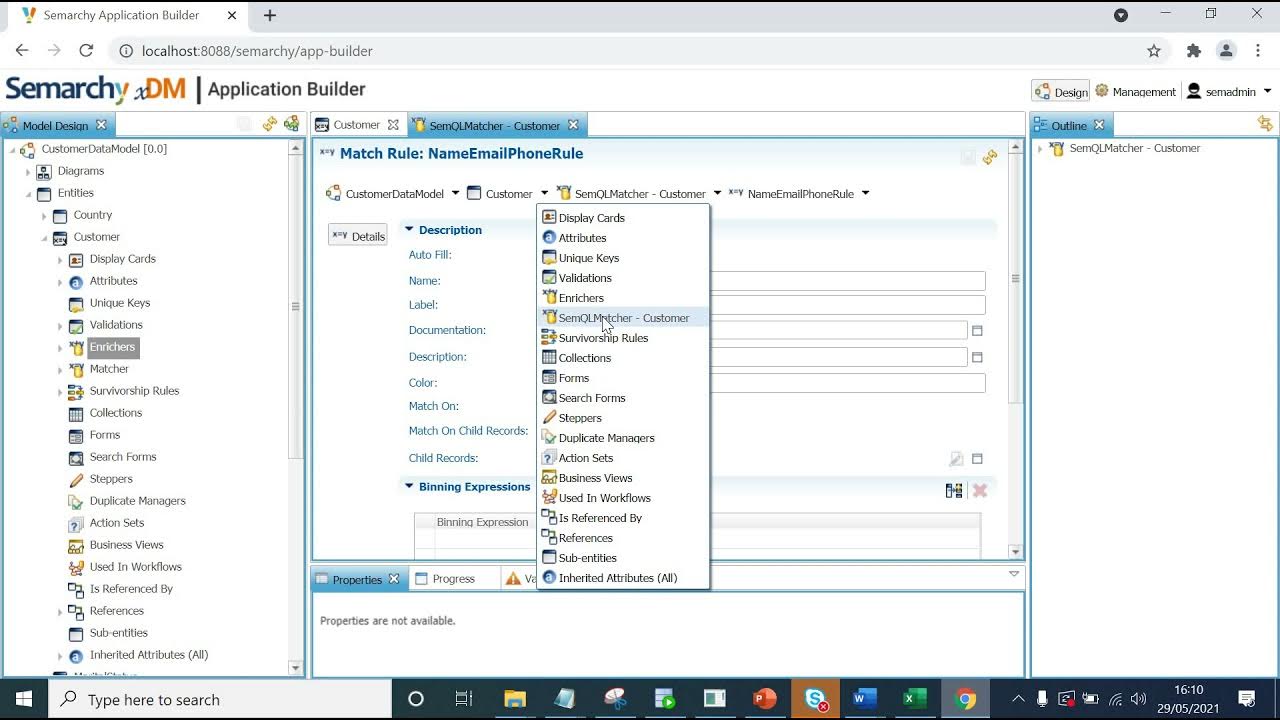 Semarchy xDM(MDM) - Match and Merge Part 2 - YouTube