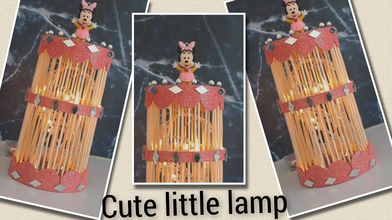 How It's Made: DIY Lamp with BBQ Sticks Using Origami Techniques ...