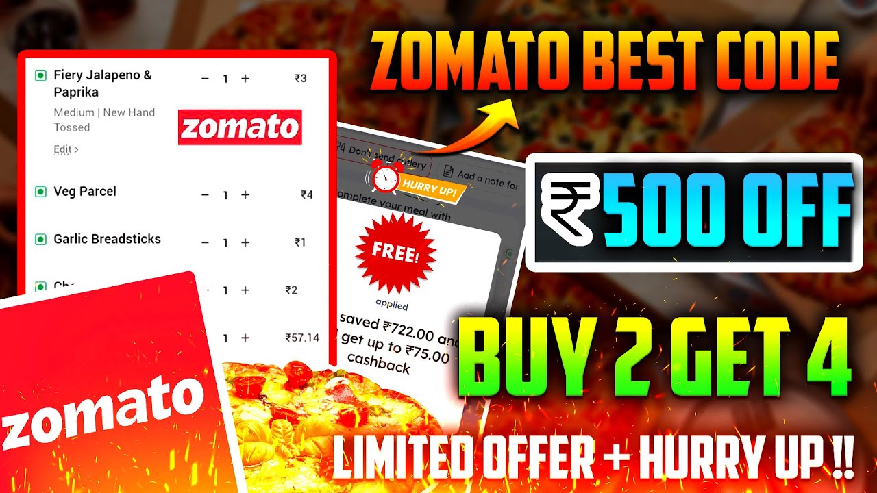 Zomato Coupon Code Today | Zomato Offer Today | Zomato Discount Code ...