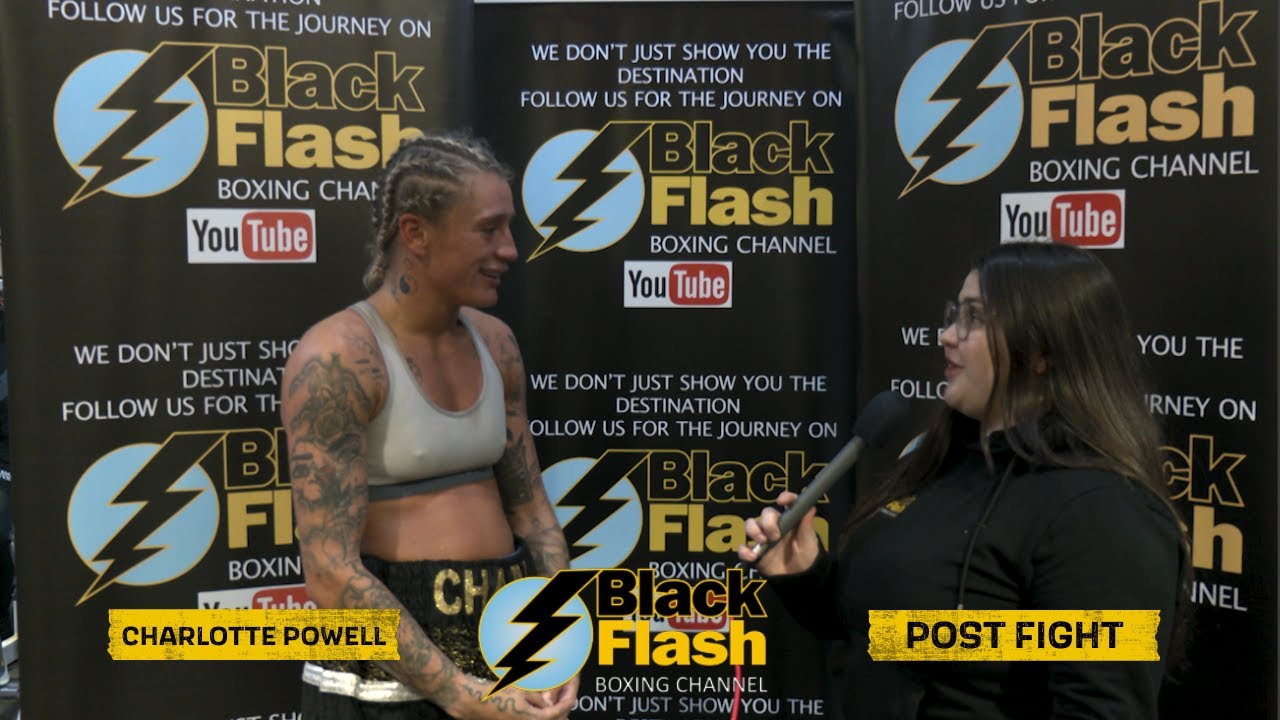CHARLOTTE POWELL POST FIGHT INTERVIEW - YouTube