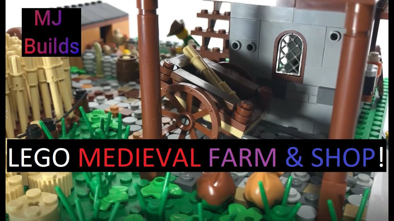 LEGO Medieval Village Farm & Shop! - YouTube