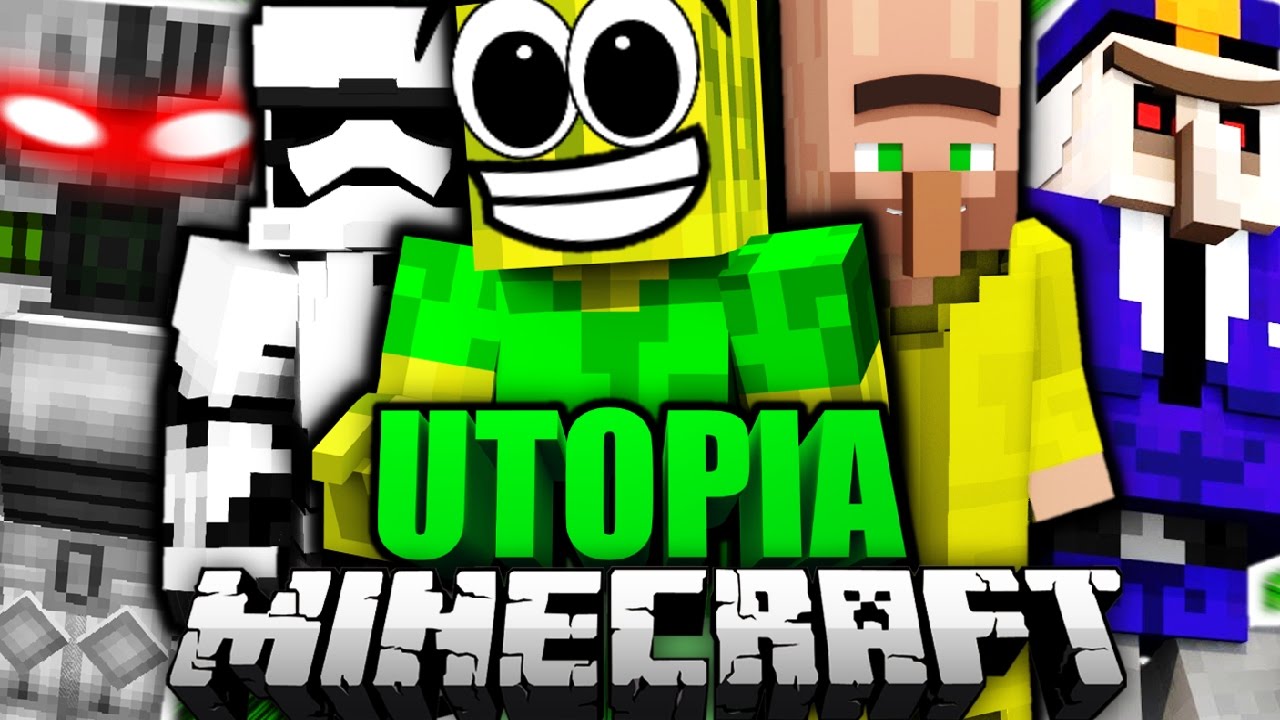 Minecraft UTOPIA DOWNLOAD - YouTube