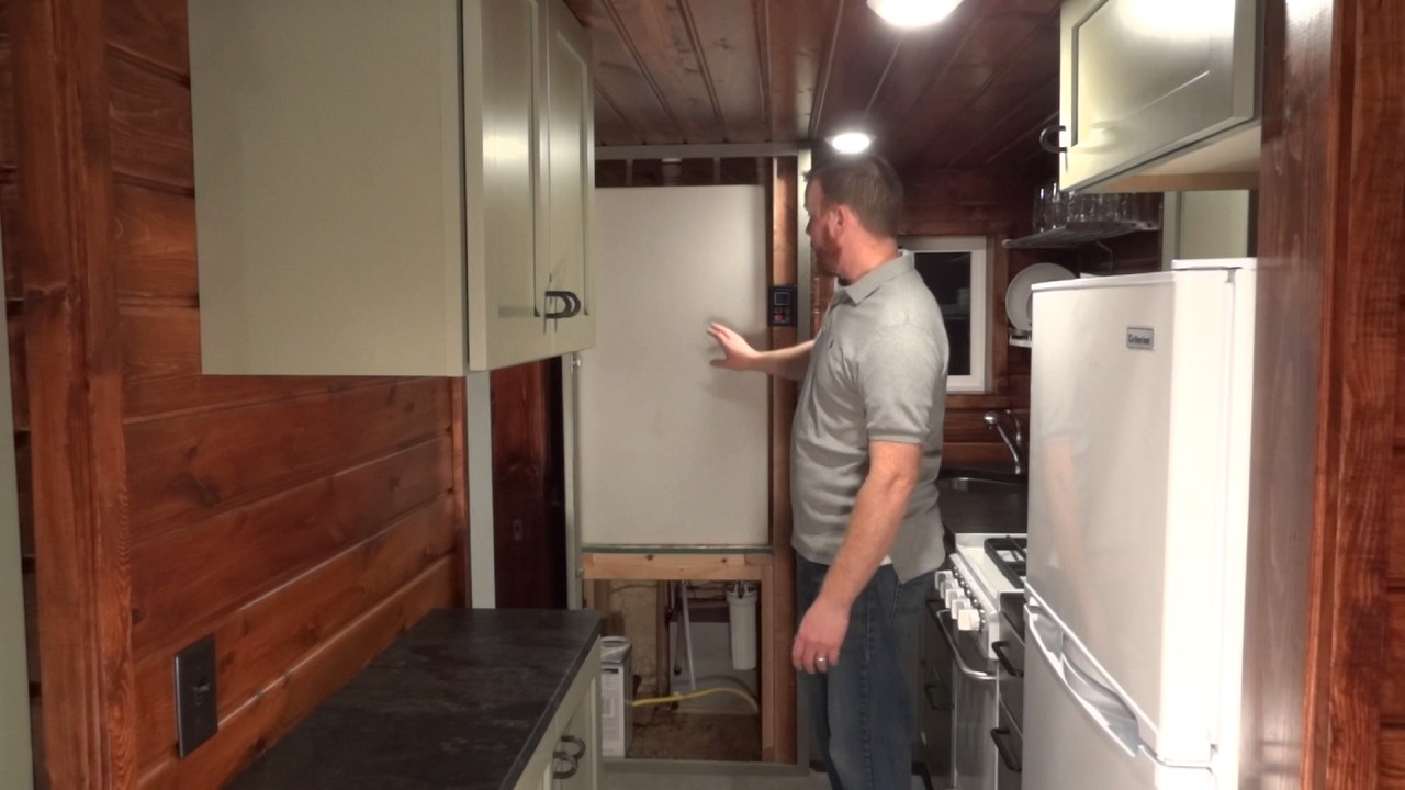 Luxurious Self Contained Tiny Cabin - Kitchen - YouTube