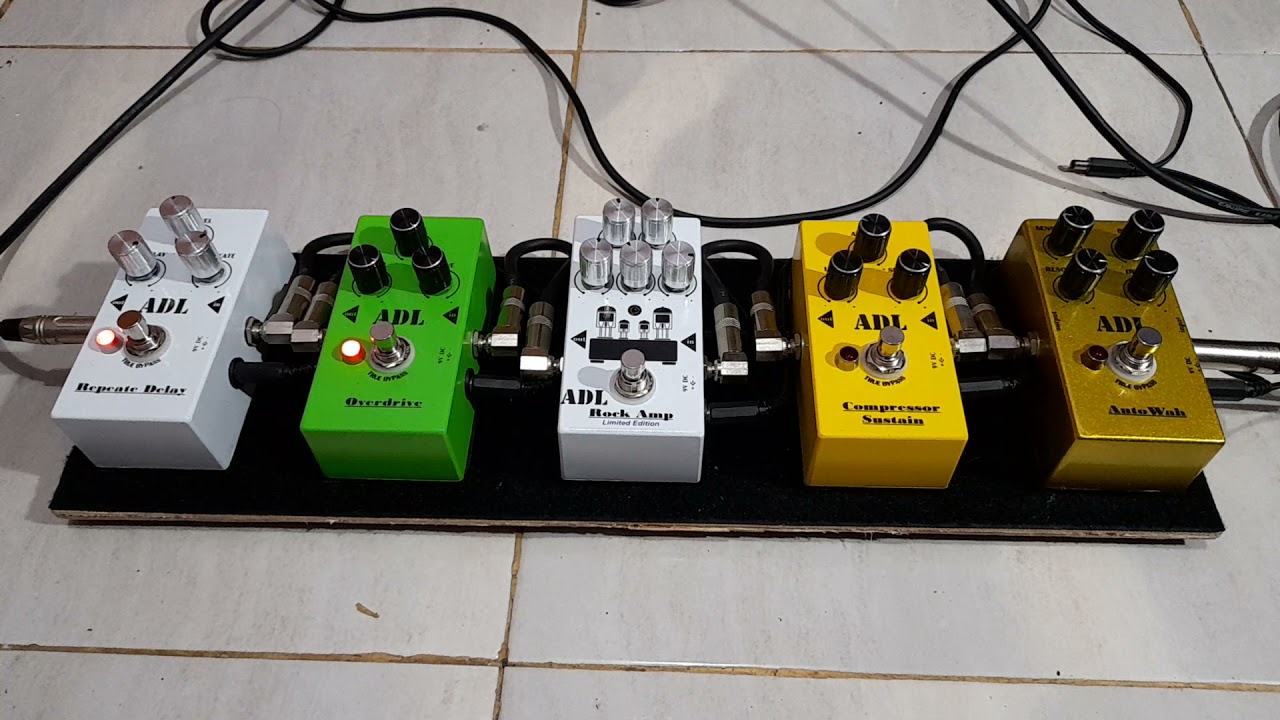 Efek Gitar Stompbox Terbaik Susunan - YouTube