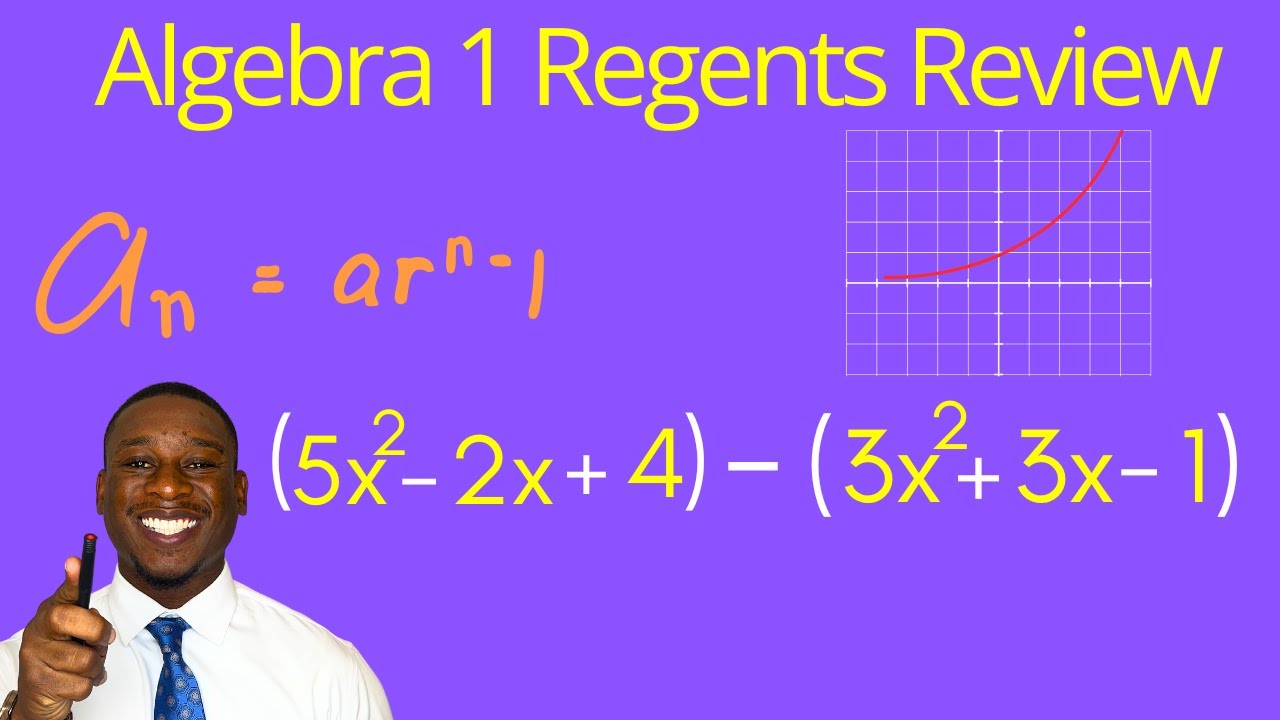 Algebra 1 Regents January ’25 – Walkthrough, Solutions & Exam Hacks ...