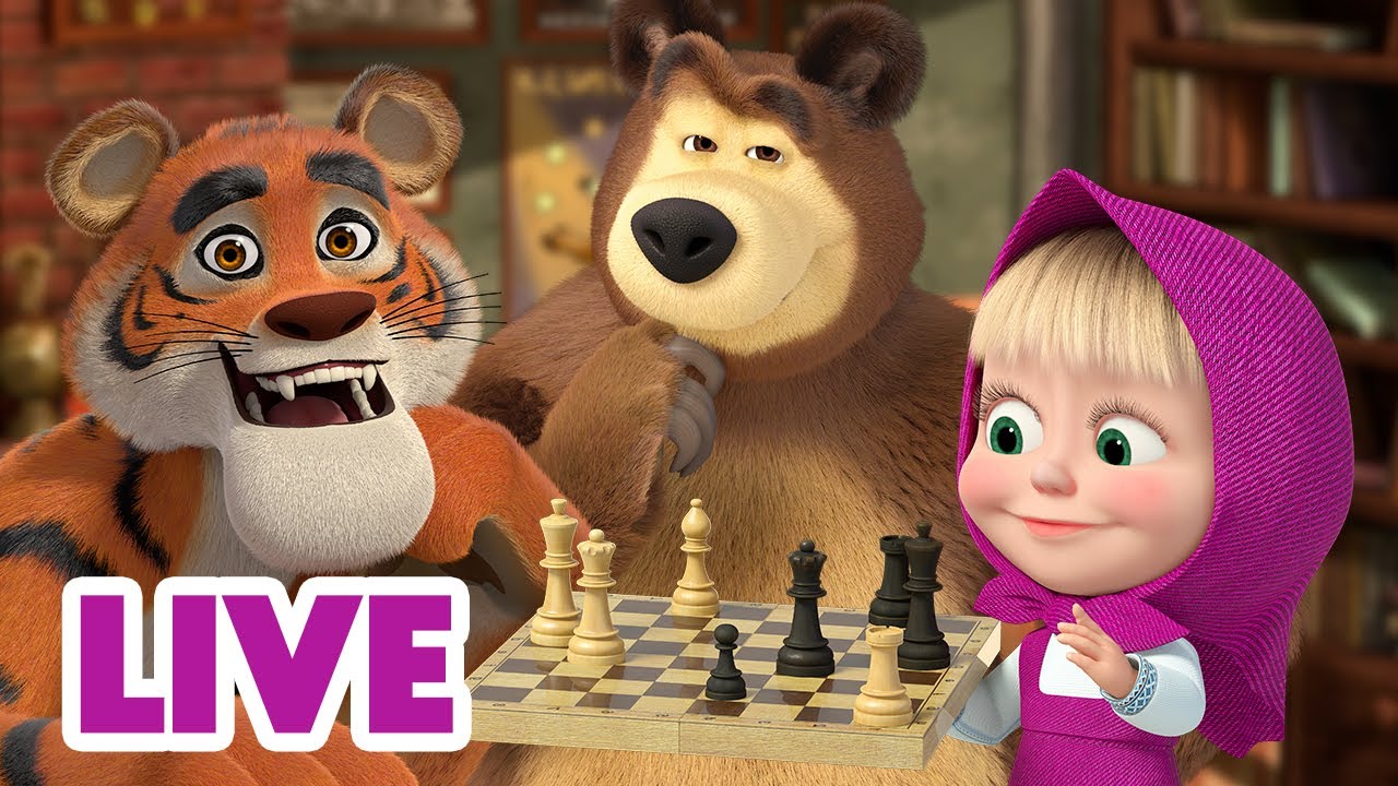 🔴 LIVE! Masha dan Beruang 👧🐻 Apa Aku benar? Ya! 🎩🧙 Kartun anak-anak 🎬 ...