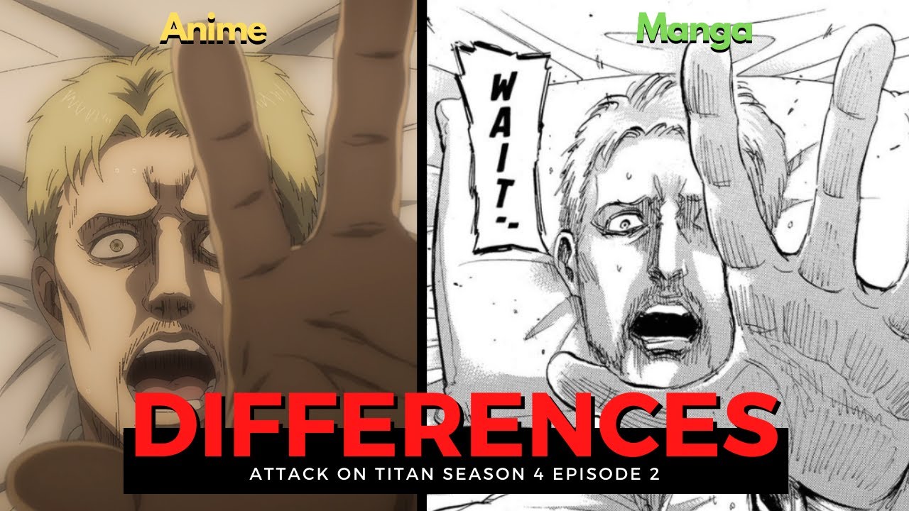 Attack on Titan S4 E2 | Differences From the Manga! - *NO SPOILERS ...