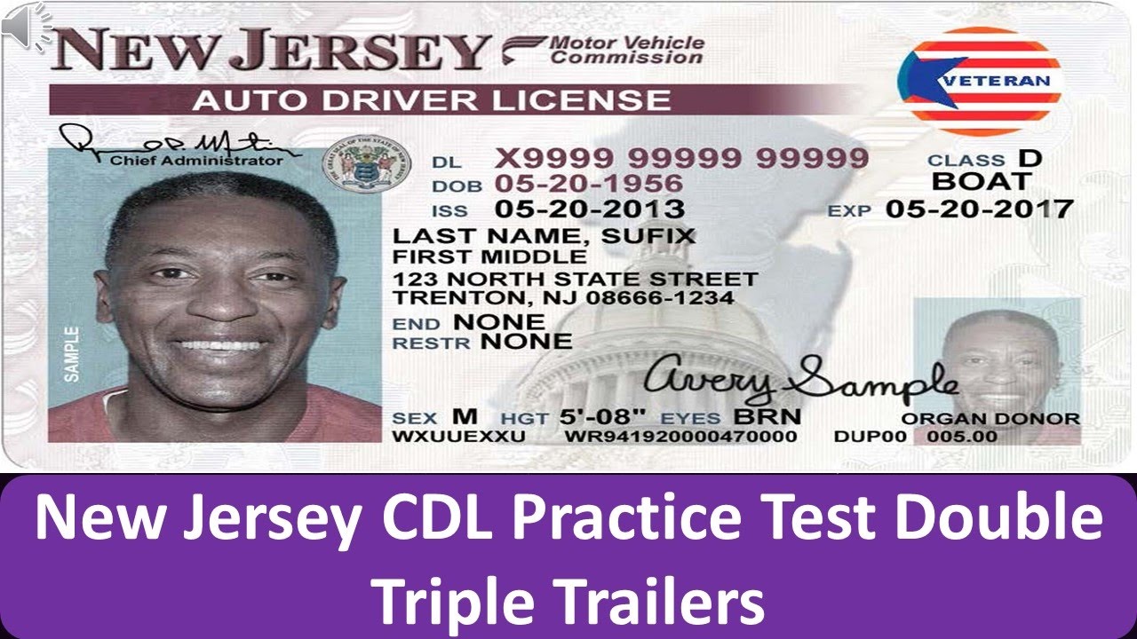 New Jersey CDL Practice Test Double Triple Trailers - YouTube