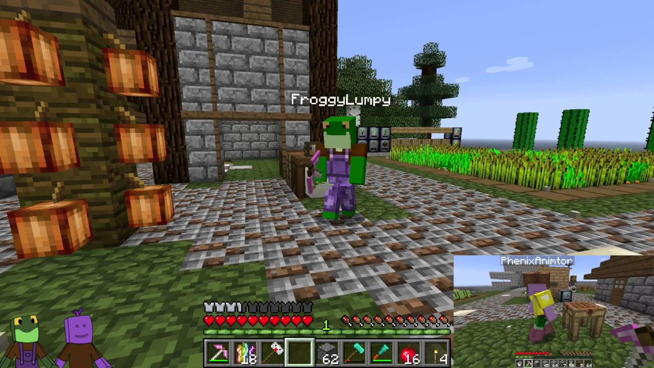 Minecraft Infinity Skyblock E9 Beginning a Tree Farm and Auto Heavy ...