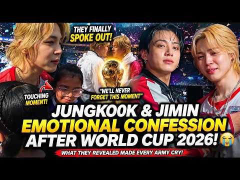 OMG‼️Jungkook & Jimin Finally Reveal Their True Feelings After the 2026 World Cup — ARMY Must Know!