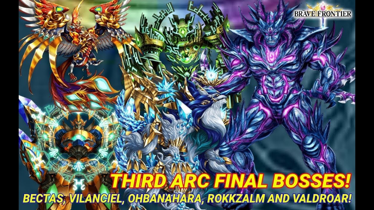 Brave Frontier Global - Third Arc Final Bosses! - YouTube
