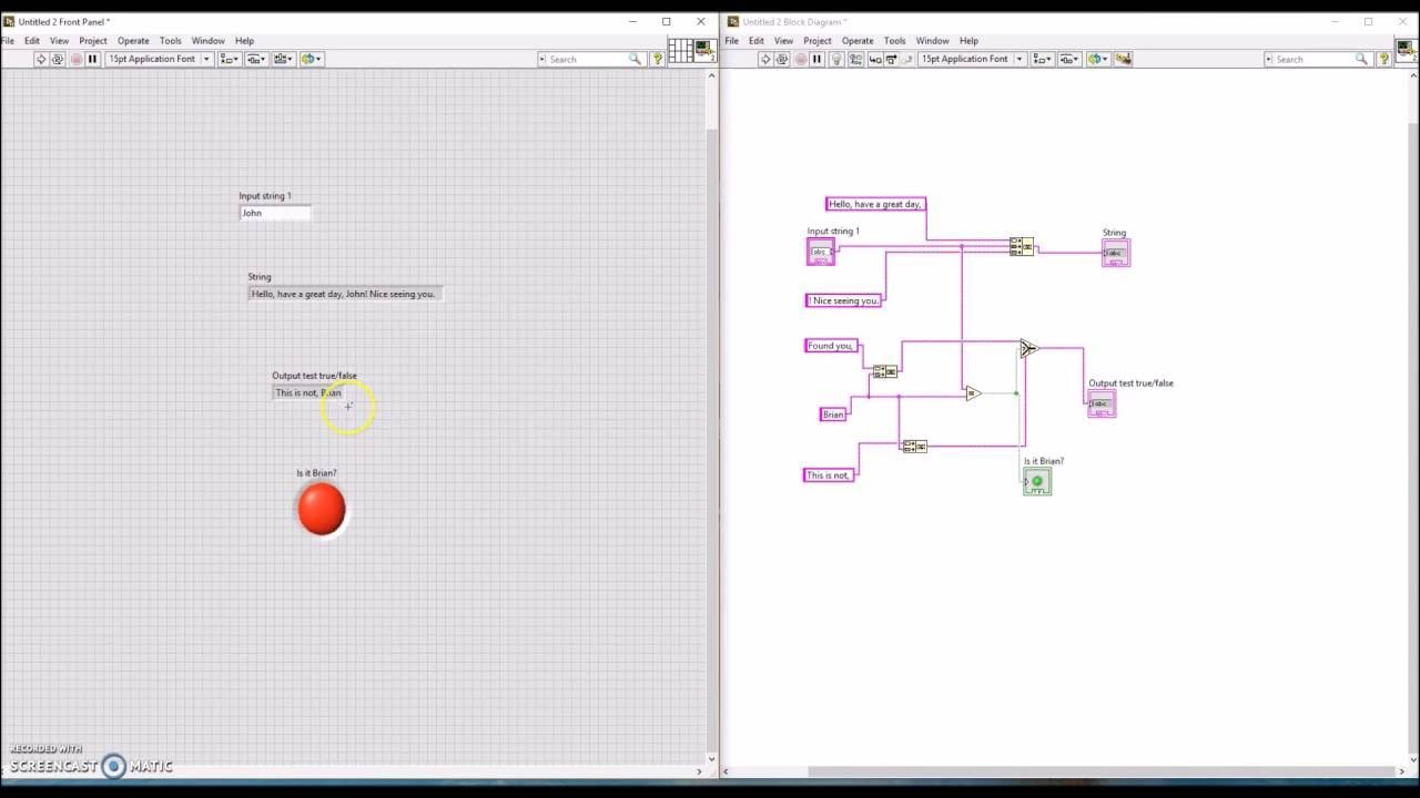 LabVIEW & FRC: Boolean/ Greeting Test Tutorial (#3) - YouTube