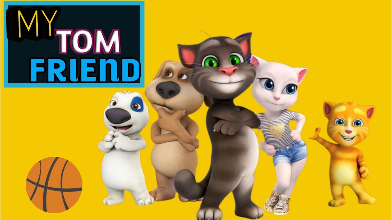 Tom Friend /My Talking Tom/tom/Angela/ cat / cartoon / bilai game - YouTube