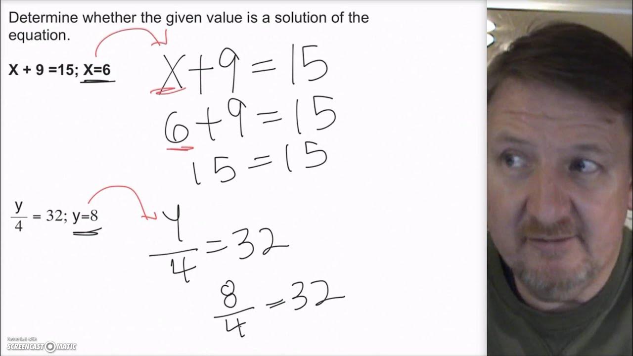 Writing Equations to Represent Situations - YouTube