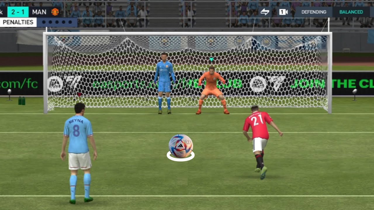 Manchester City vs Manchester United penalty challenge | Parr gaming ...