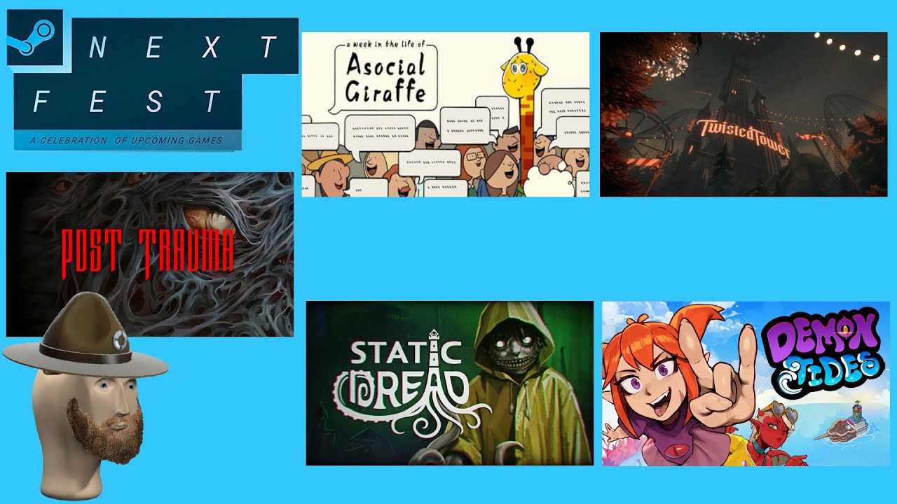 Steam Next Fest Demos February 2024 Part 1! - YouTube