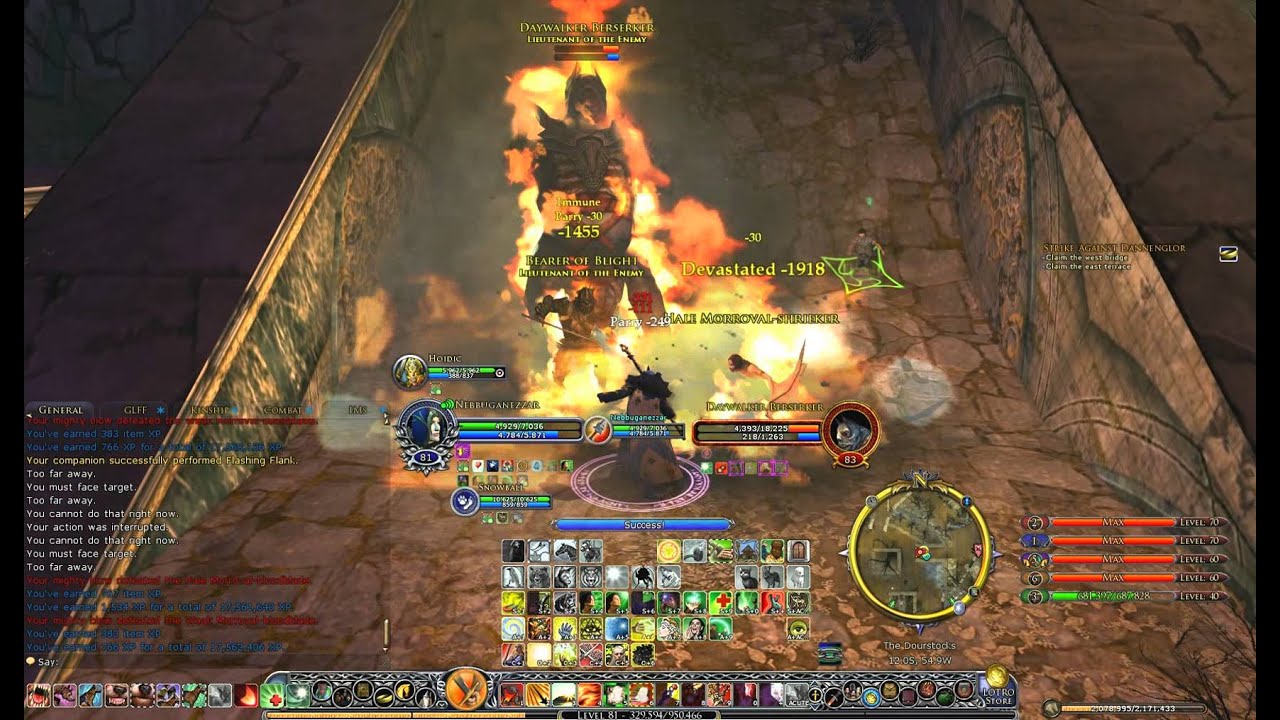 Lotro lv81 Lore-Master doing skirmish - YouTube