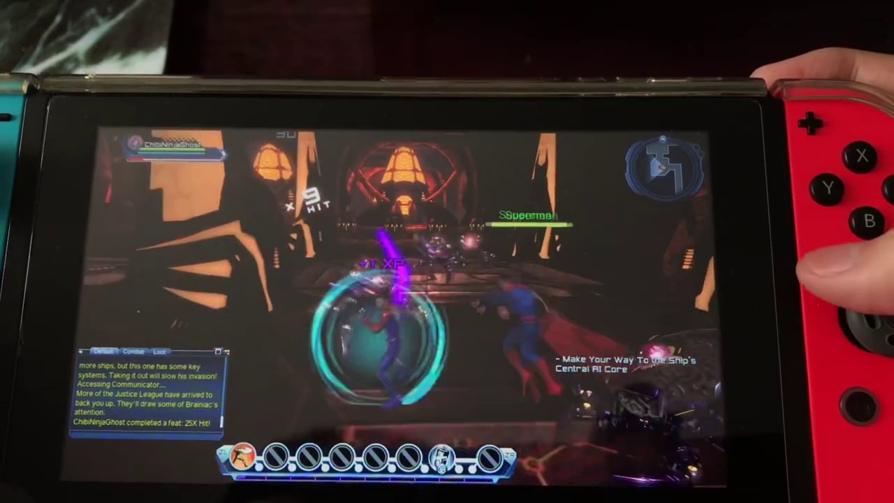 DC Universe Online Nintendo Switch Hand-held Gameplay - YouTube
