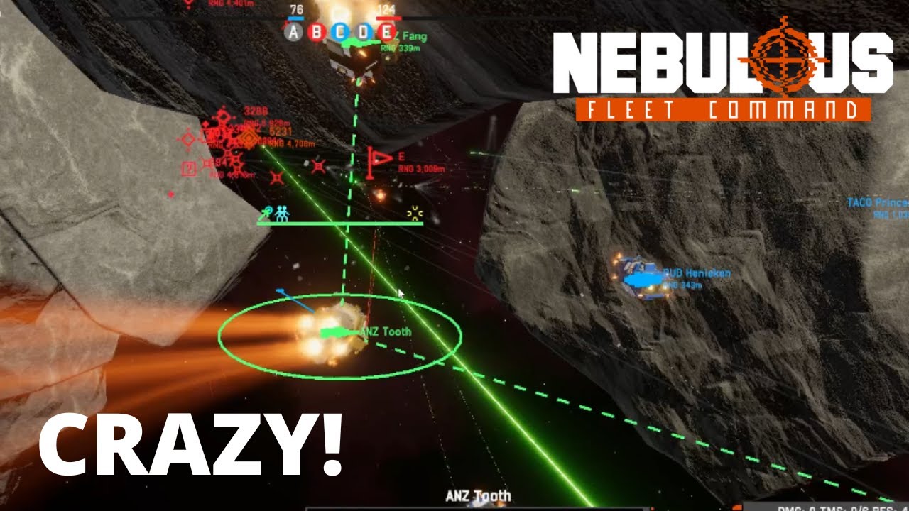 DIVE FOR E! My rank up game | NEBULOUS: Fleet Command - YouTube