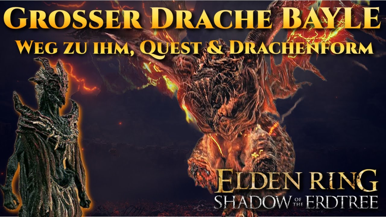 Elden Ring Guide: DRACHEN-BOSS BAYLE finden | Igons Quest & Drachen ...