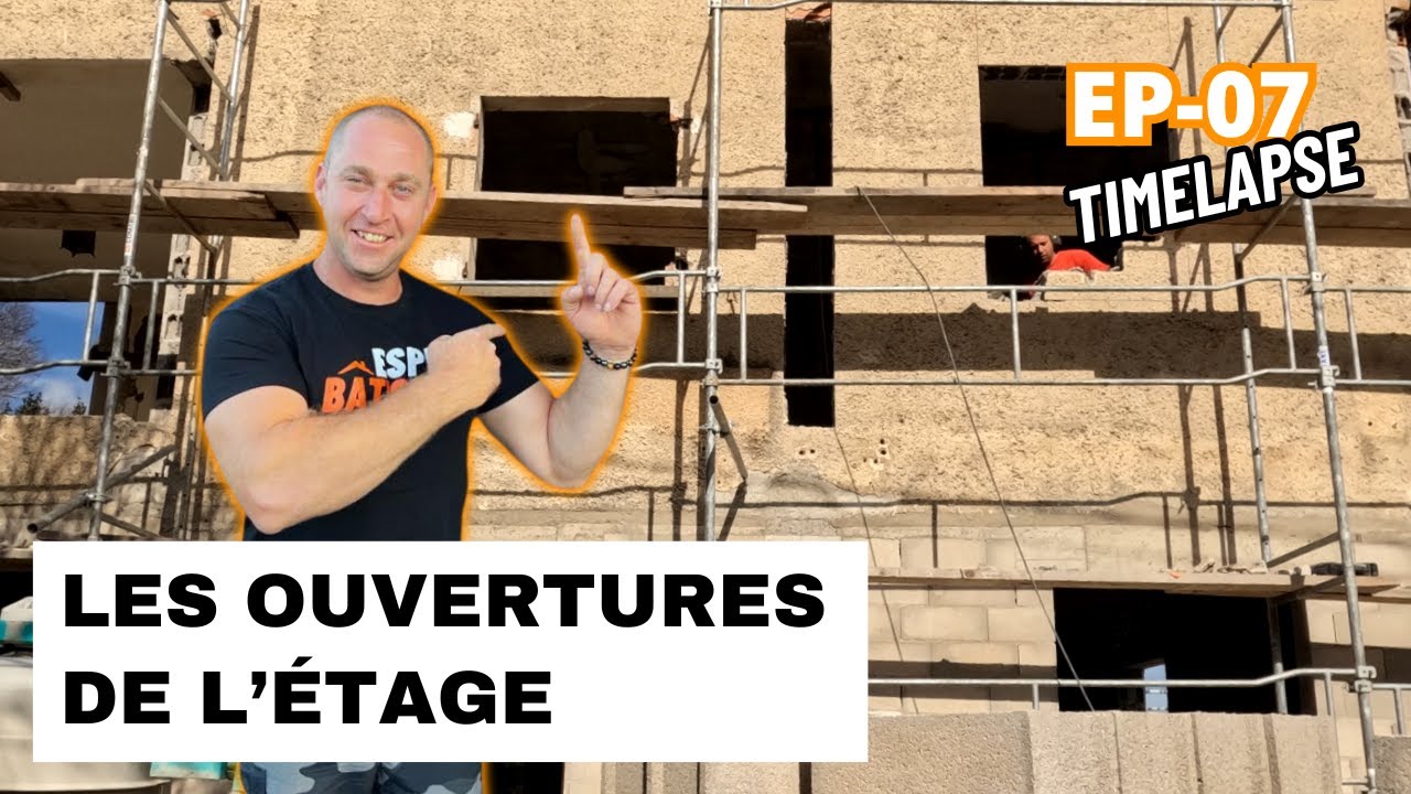 Création des ouvertures et renforcement de la structure de l'étage ...