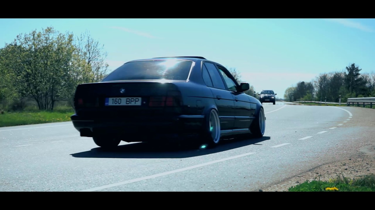 BMW E34 Static V8 - YouTube