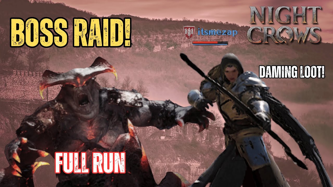 NIGHT CROWS BOSS RAID | Full Run | Daming Loot! - YouTube