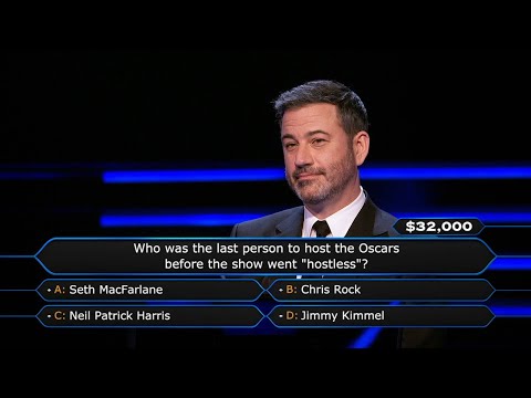 Andy Cohen Asks Jimmy Kimmel About the Oscars - Who Wants To Be A Millionaire