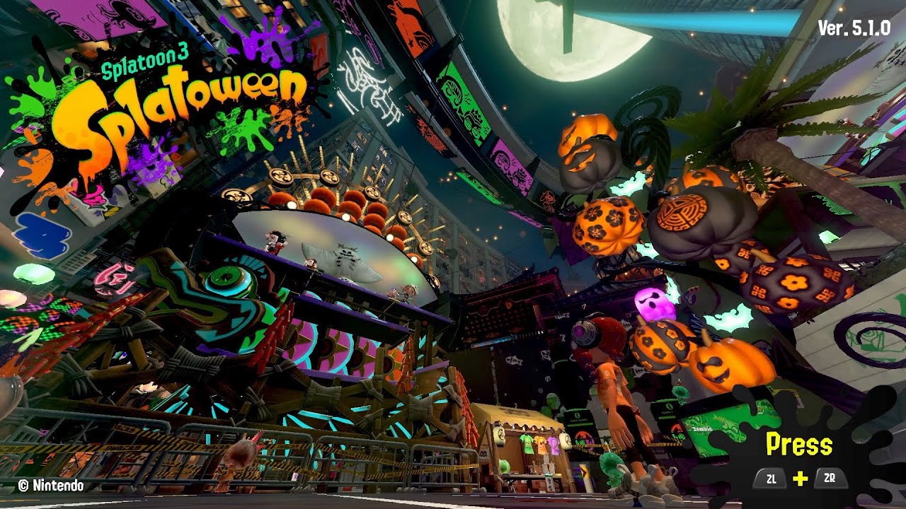 Splatoon 3 ~ Splatoween (No Commentary) - YouTube