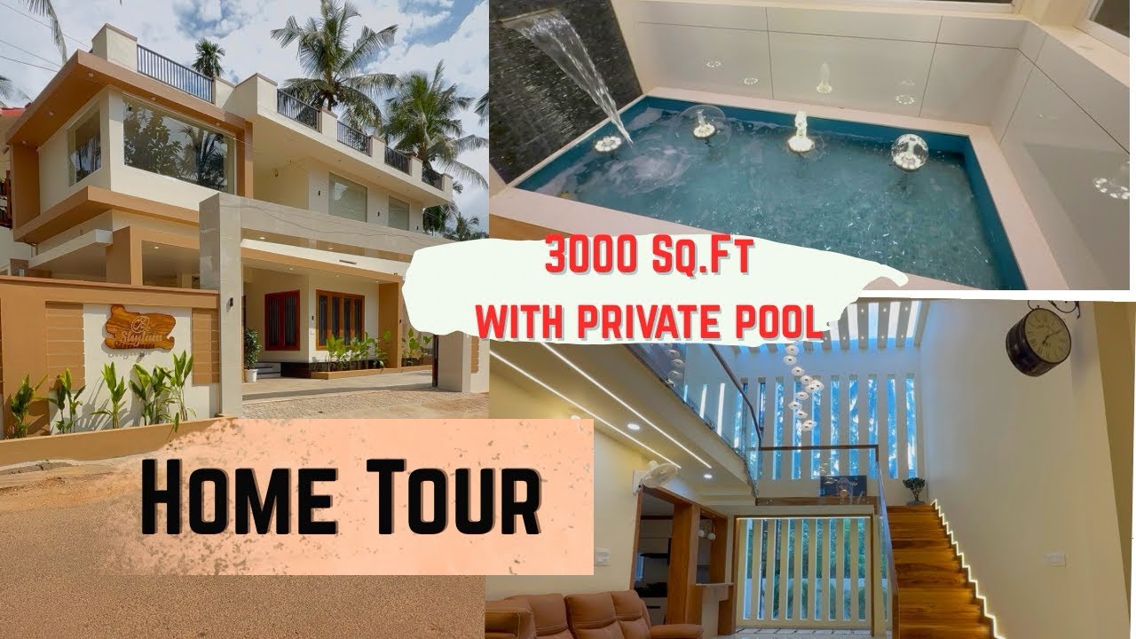 Inside Our 3000 sq ft 5BHK Home With a Private Pool | Our New Home ...