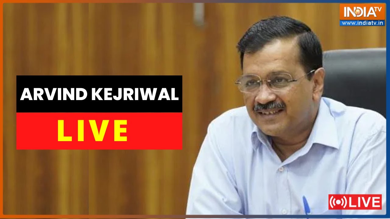 IndiaTV LIVE: Delhi CM Arvind Kejriwal Addressing Press Conference LIVE | Hindi News LIVE - YouTube