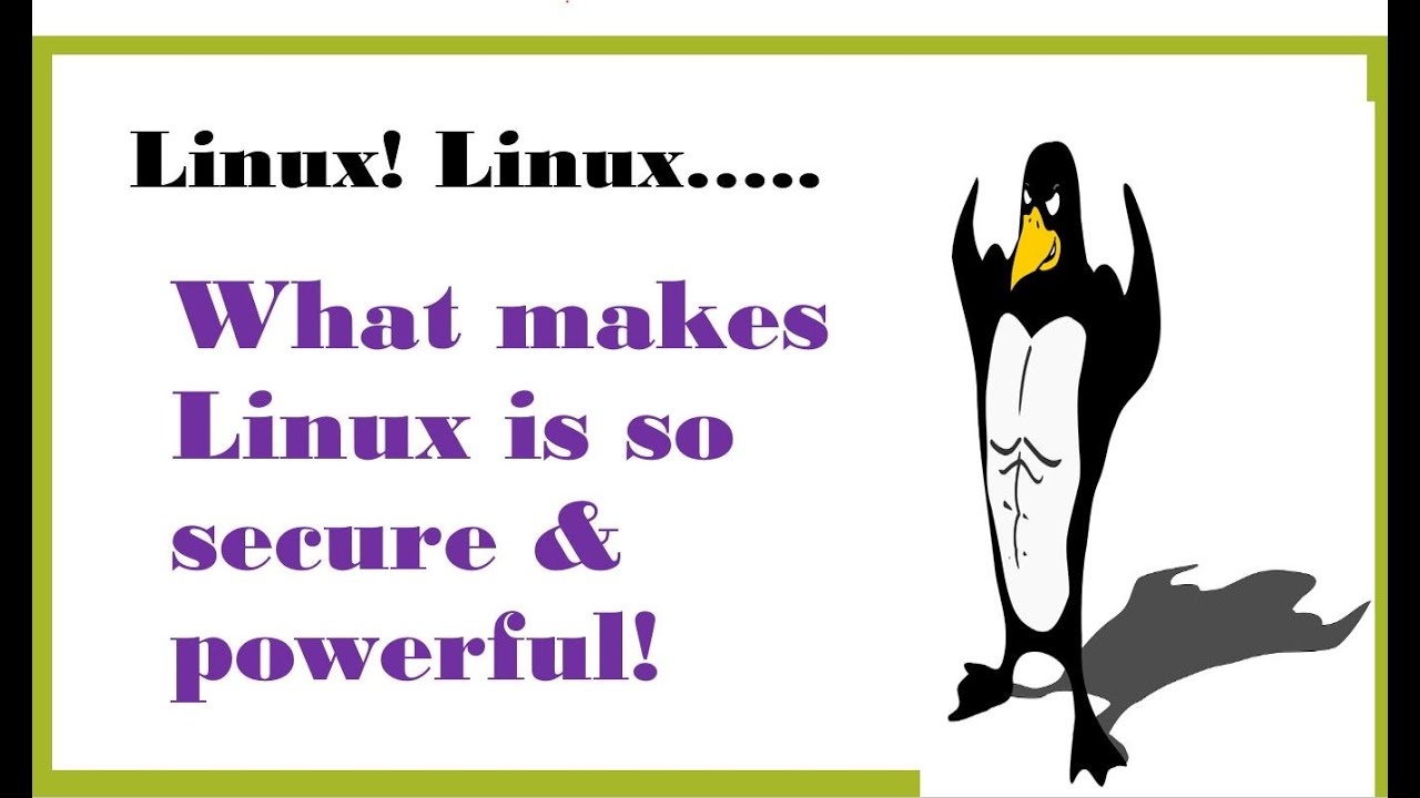 Why Linux secure | first choice | powerful Linux | Linux CLI | Linux ...