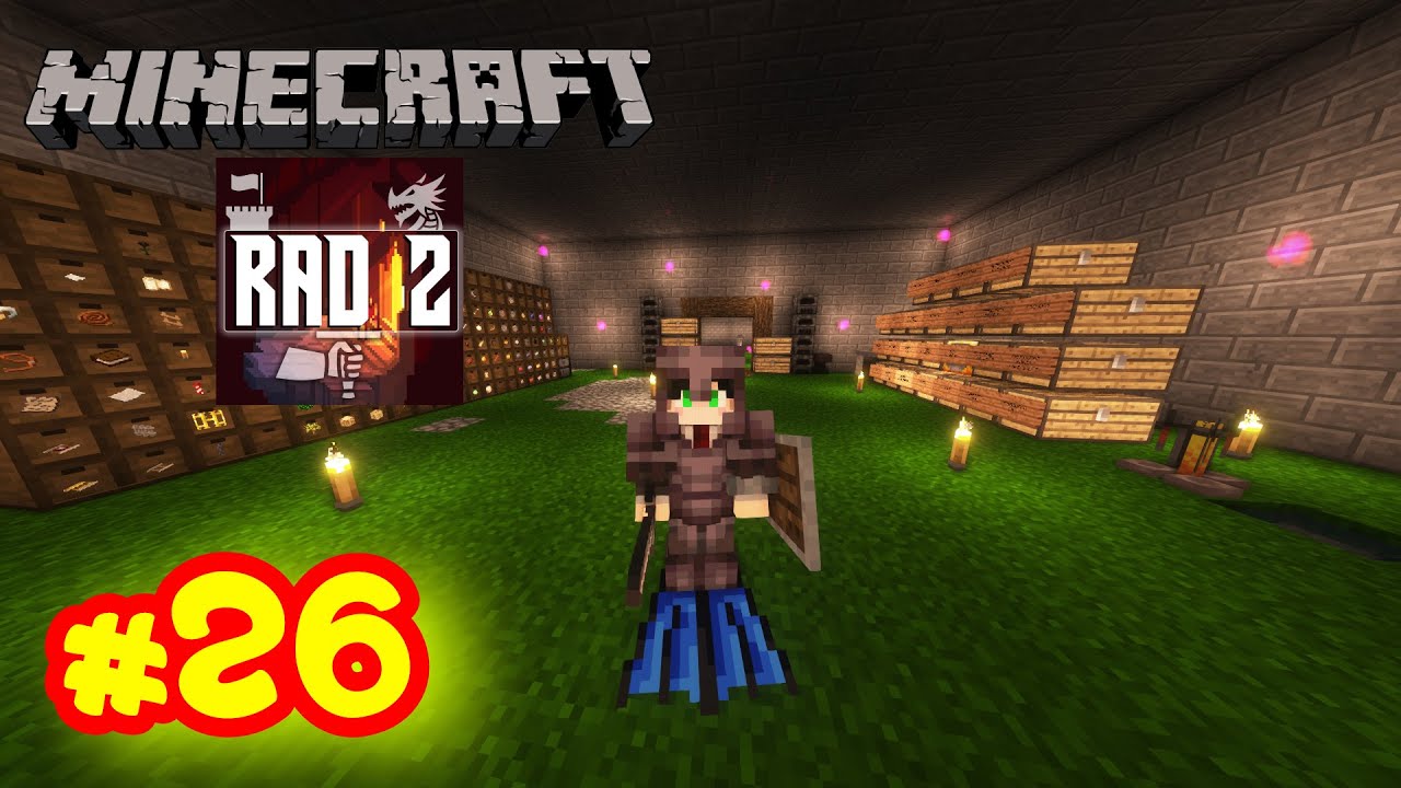 ARMADURA DE NETHERITA Y AFFIXES PODEROSOS - RAD2 EP 26 Serie de minecraft con mods - YouTube