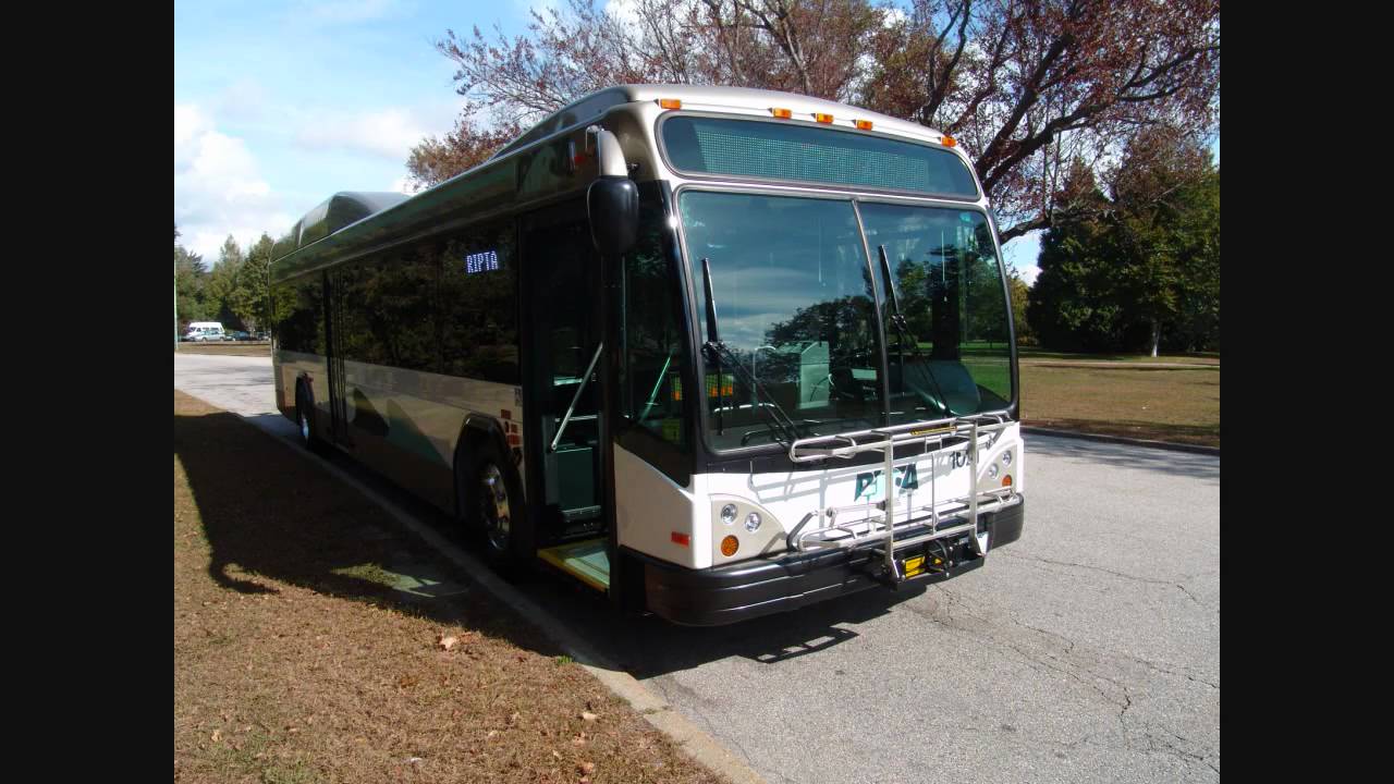 RIPTA's New Hybrid Diesel Buses - YouTube