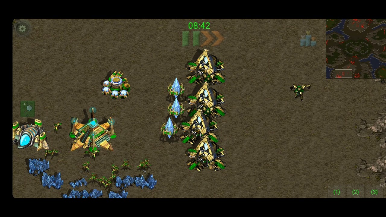 스타크래프트(모바일) 12시(Han) vs 6시(Lee) 24.09.20(1) - YouTube